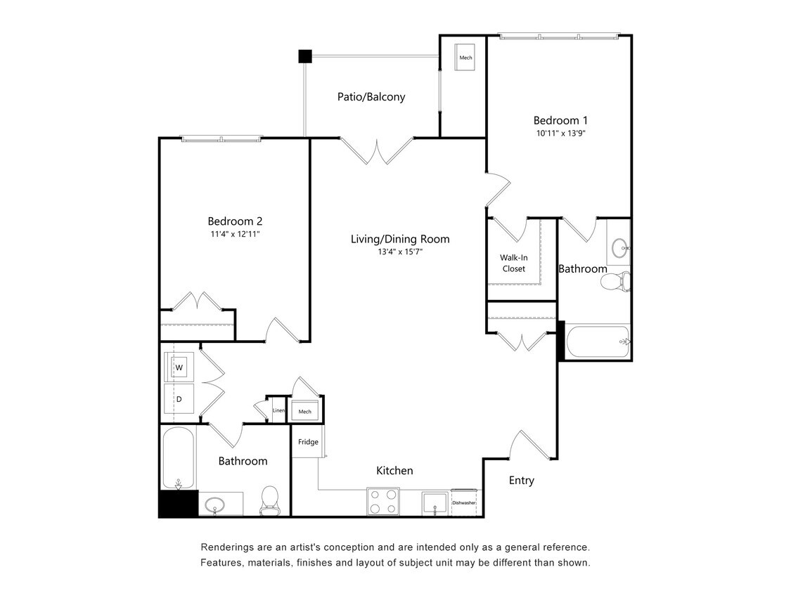 London Townhomes Floor Plans London Apartment: 2 Bedroom Duplex