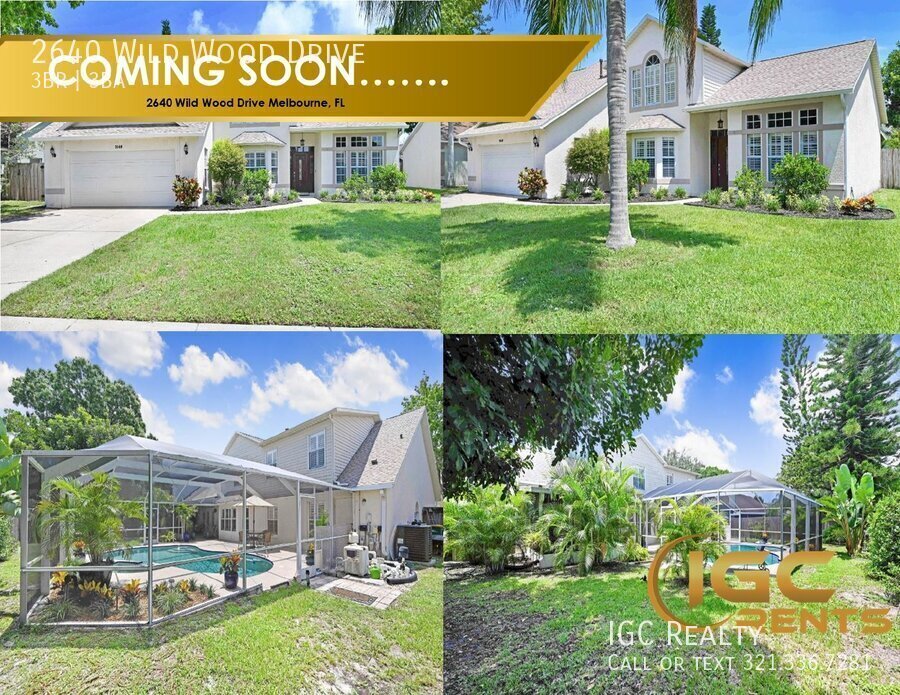 2640 Wild Wood Dr, Melbourne, FL 32935 - House Rental in Melbourne, FL ...