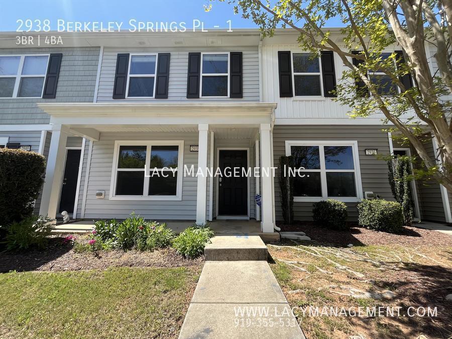 2938 Berkeley Springs Pl, Raleigh, NC 27616 - Townhome Rentals in ...