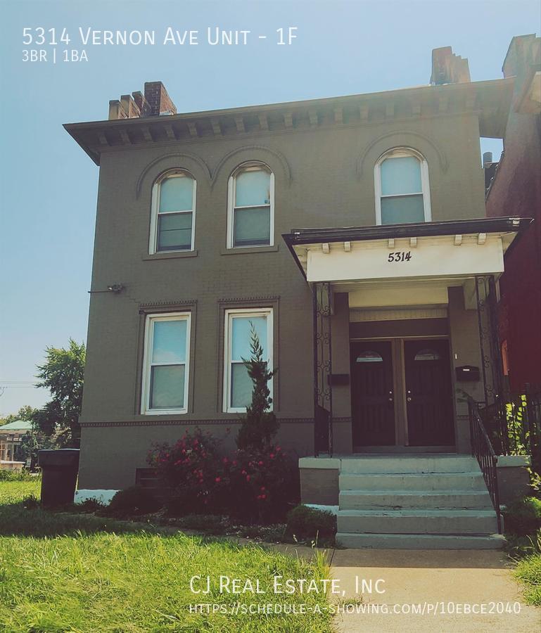 5314 Vernon Ave, St. Louis, MO 63112 - House Rental in St. Louis, MO ...