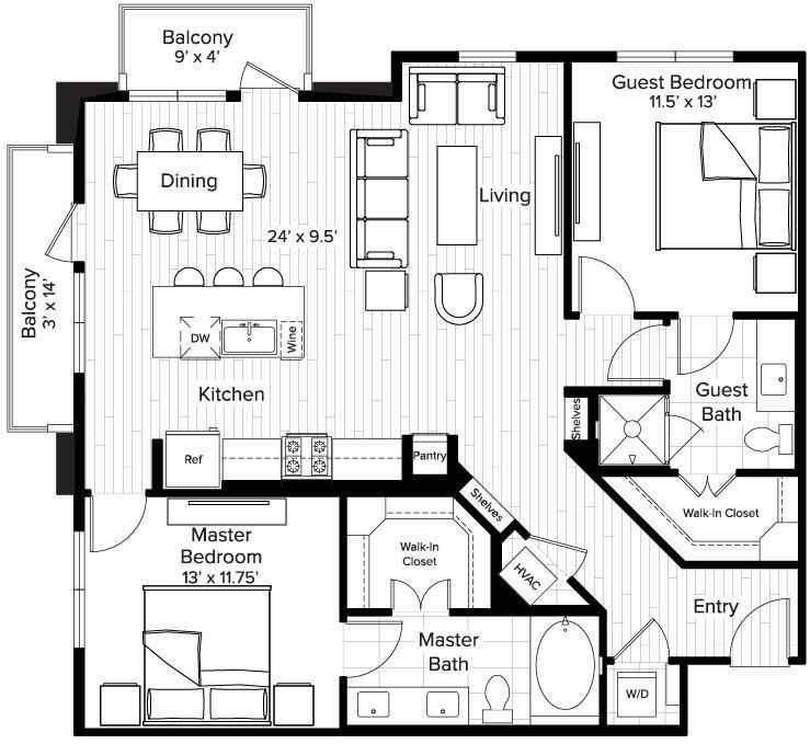 180 Malone St Unit 2302, Houston, TX 77007 - Condo for Rent in Houston ...