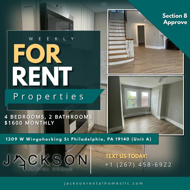 1309 W Wingohocking St Unit A, Philadelphia, PA 19140 - Condo for Rent ...