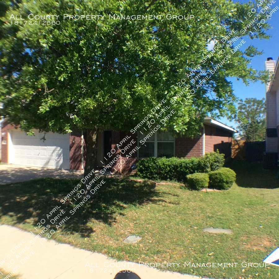 1120 April Springs Dr, Fort Worth, TX 76134 - House Rental in Fort ...