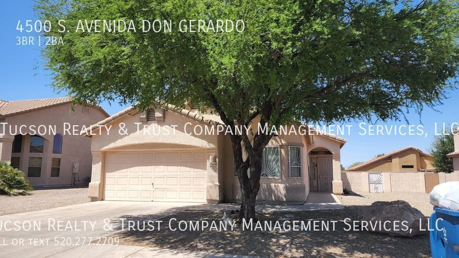 4500 S Ave Don Gerardo, Tucson, AZ 85746 - House Rental in Tucson, AZ ...