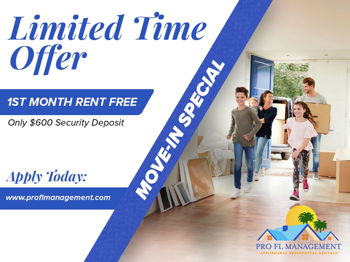 MOVE IN SPECIAL ONE MONTH FREE LIMITED TIM... - Alquileres en South ...