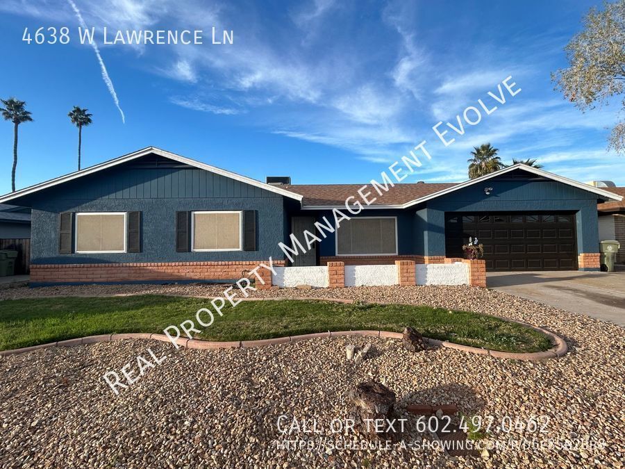 4638 W Lawrence Ln, Glendale, AZ 85302 - House Rental in Glendale, AZ ...