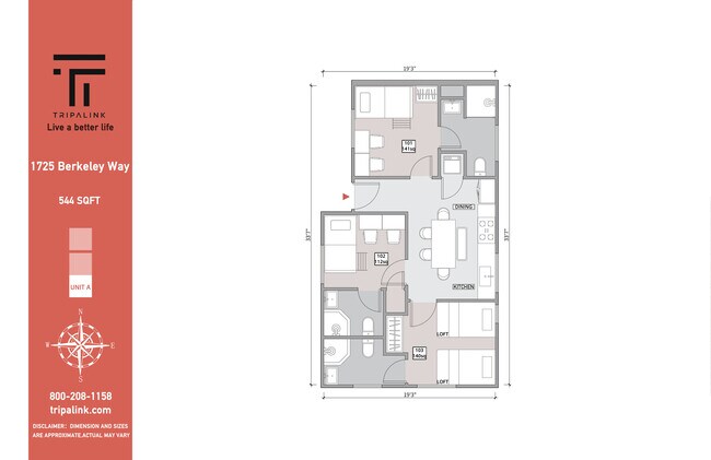 1725 Berkeley Way, Berkeley, CA 94703 - Townhome Rentals in Berkeley CA ...