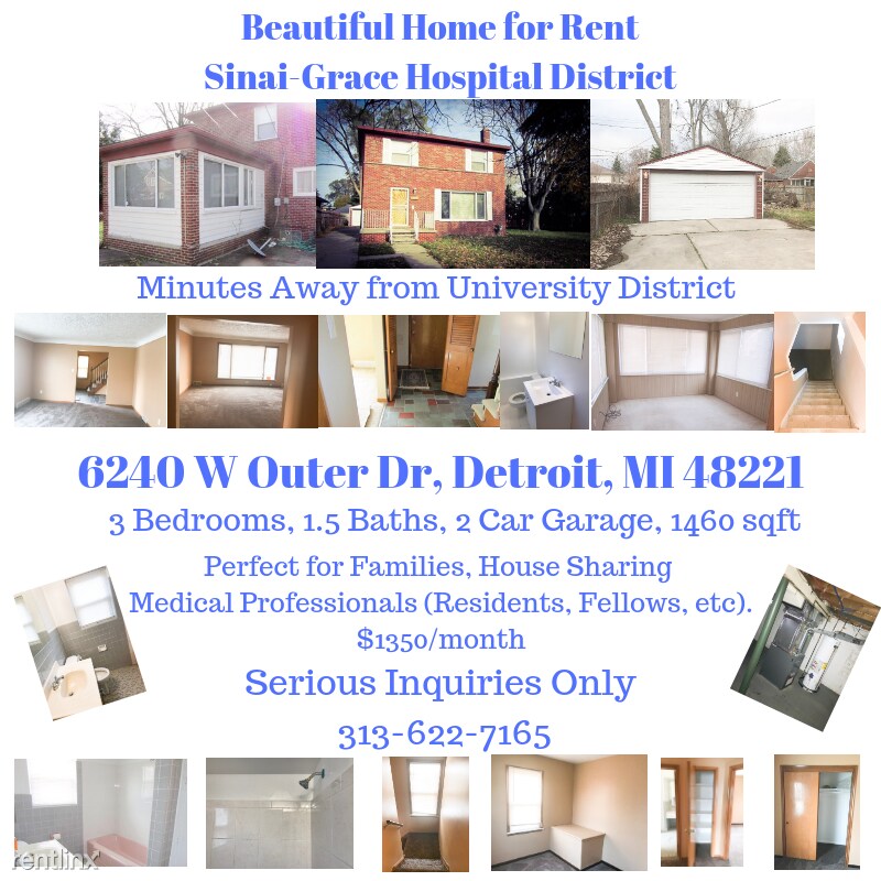 6240 Outer Dr W, Detroit, MI 48235 - House Rental in Detroit, MI ...