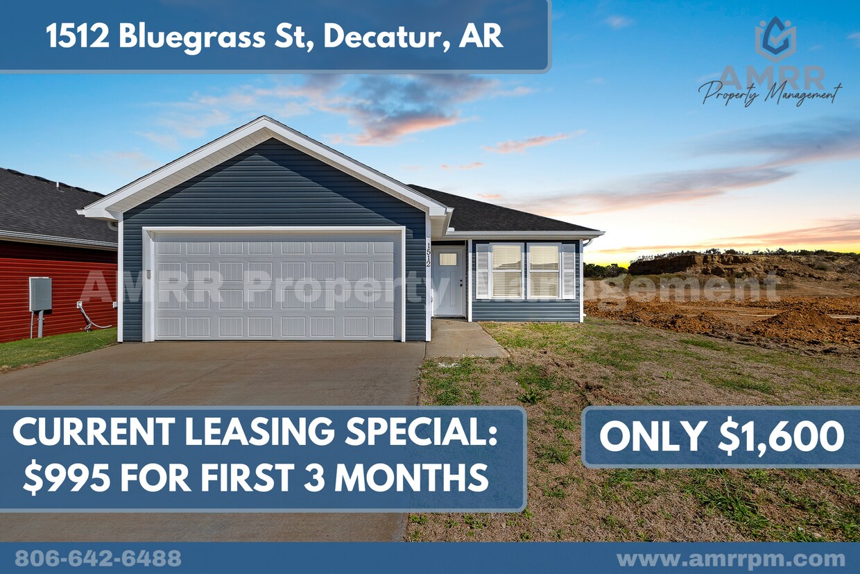 1512 Bluegrass St, Decatur, AR 72722 - House Rental in Decatur, AR ...