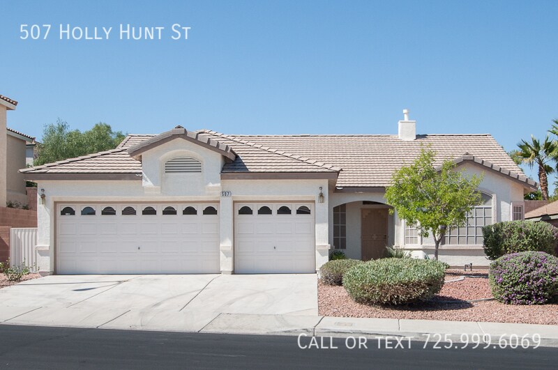 507 Holly Hunt St, Henderson, NV 89052 - House Rental in Henderson, NV ...