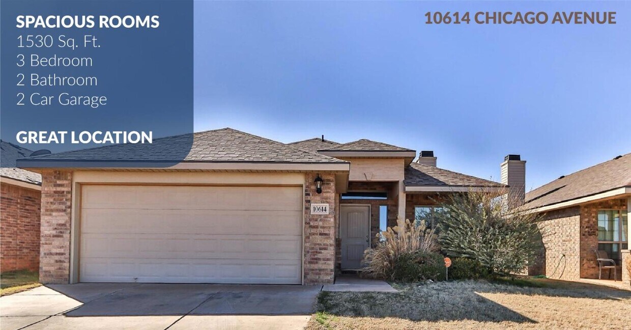 10614 Chicago Ave, Lubbock, TX 79424 - House Rental in Lubbock, TX ...