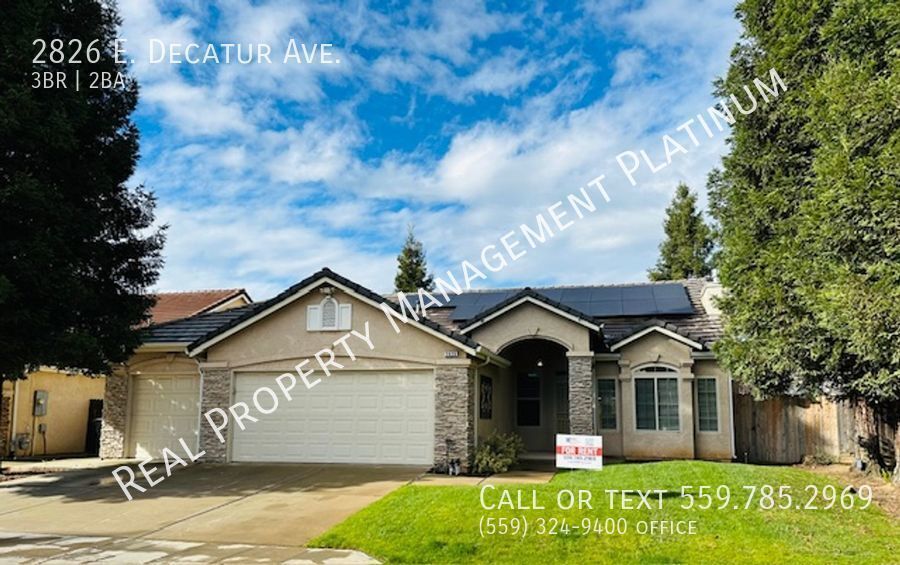 2826 E Decatur Ave, Fresno, CA 93720 - House Rental in Fresno, CA ...