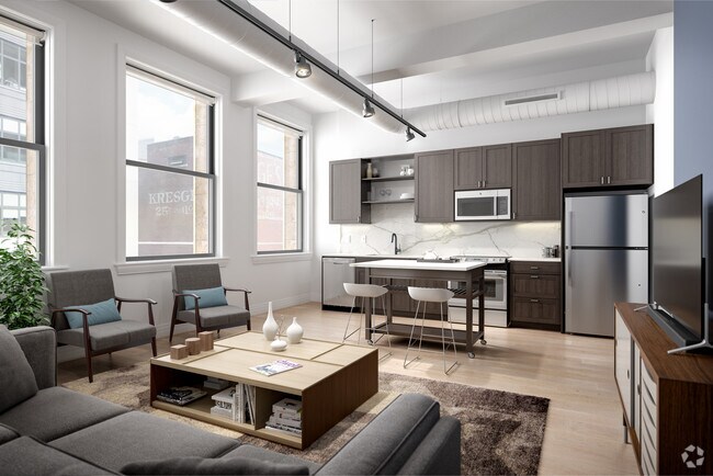 City Center Detroit Apartments for Rent with High Ceilings - Detroit ...