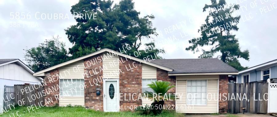 5856 Coubra Dr, Marrero, LA 70072 - House Rental in Marrero, LA ...