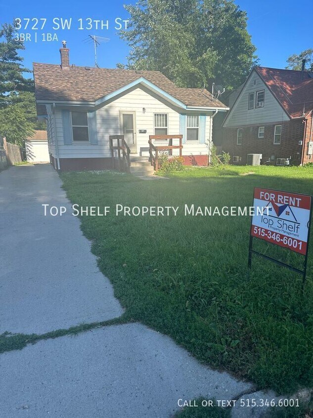 3727 SW 13th St, Des Moines, IA 50315 - House Rental in Des Moines, IA ...