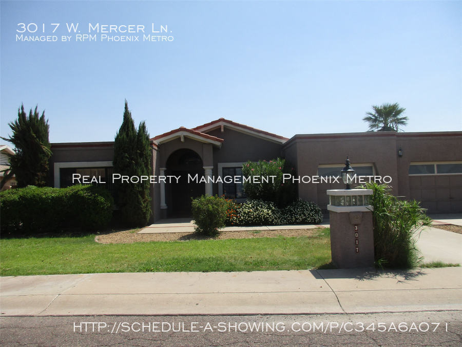 3017 W Mercer Ln, Phoenix, AZ 85029 - House Rental in Phoenix, AZ ...