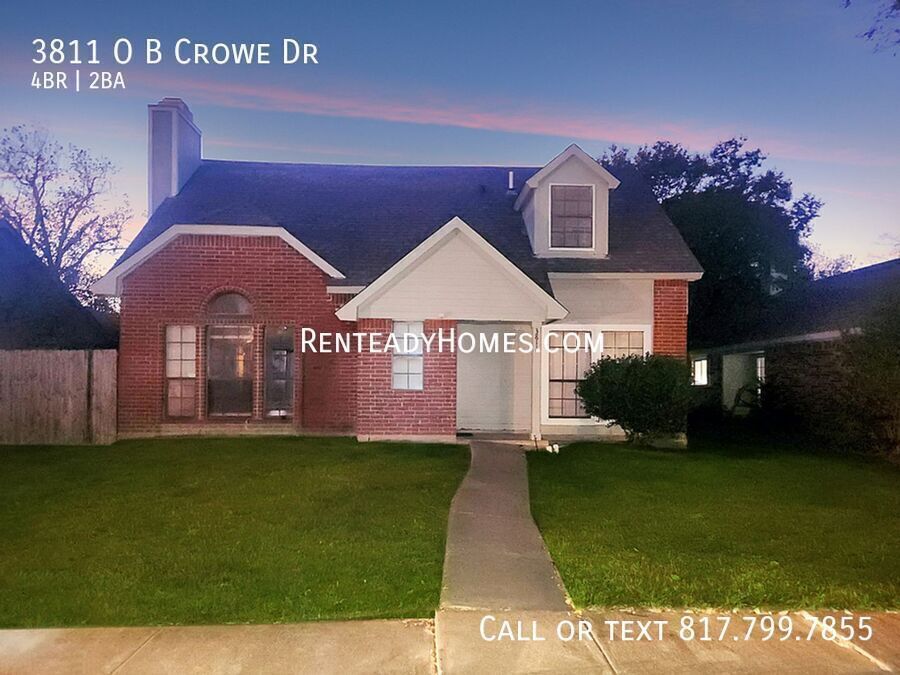 3811 O B Crowe Dr, Dallas, TX 75227 - House Rental in Dallas, TX ...