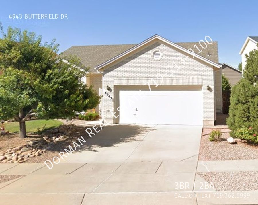 4943 Butterfield Dr, Colorado Springs, CO 80923 - House Rental in ...
