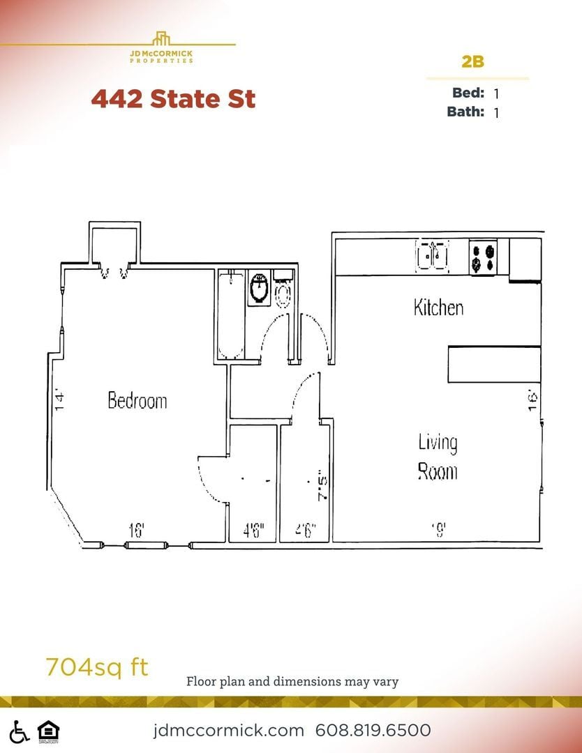 440-444 State St Unit 442-2B, Madison, WI 53703 - Room for Rent in ...