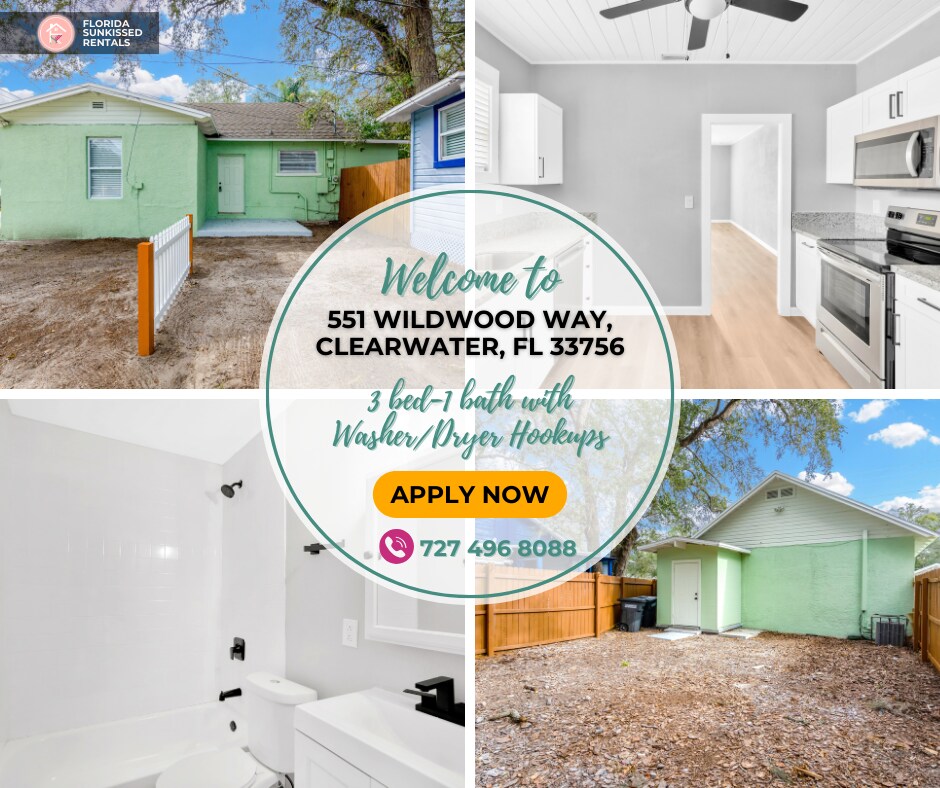 551 Wildwood Way, Clearwater, FL 33756 - House Rental in Clearwater, FL ...