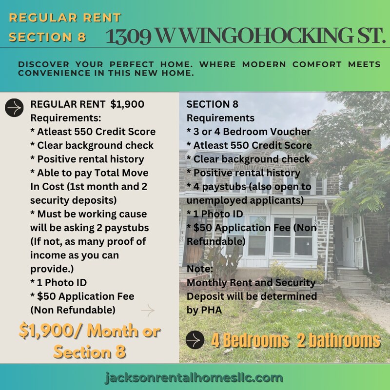 1309 W Wingohocking St Unit A, Philadelphia, PA 19140 - Condo for Rent ...