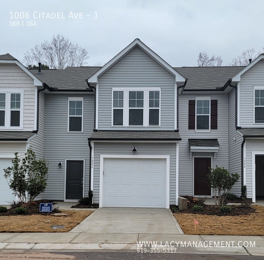 1006 Citadel Ave, Durham, NC 27713 - Townhome Rentals in Durham NC ...