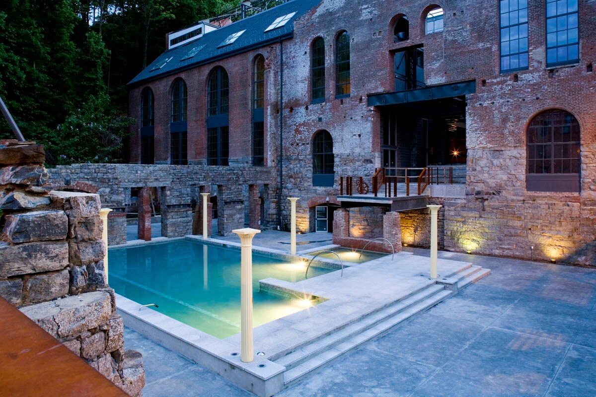 Clipper Mill Pool Wedding