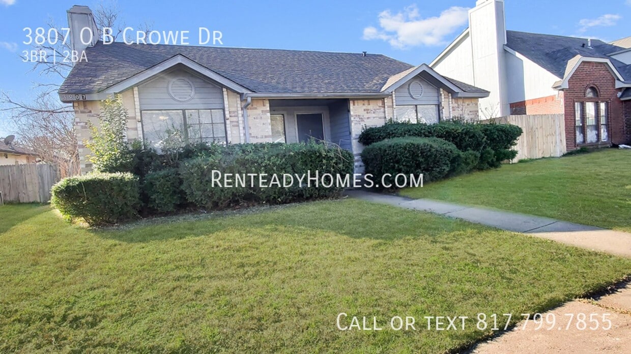 3807 O B Crowe Dr, Dallas, TX 75227 - House Rental in Dallas, TX ...