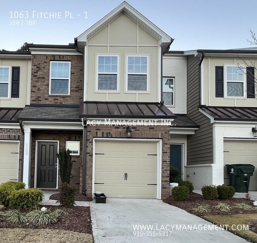 1063 Fitchie Pl, Durham, NC 27703 - Townhome Rentals in Durham NC ...