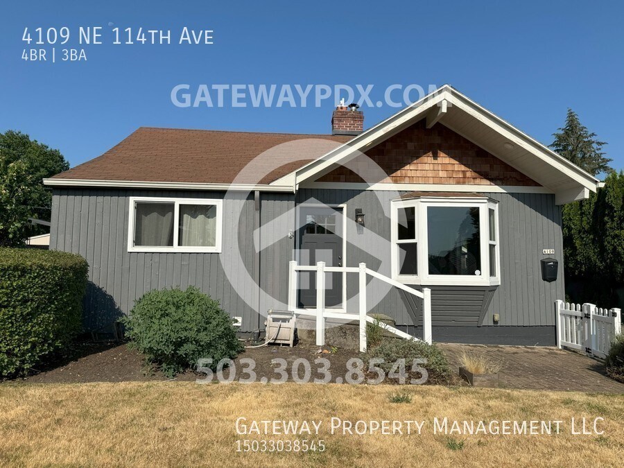 4109 NE 114th Ave, Portland, OR 97220 - House Rental in Portland, OR ...