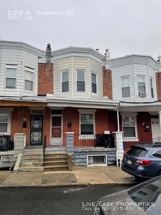 229 N Simpson St, Philadelphia, PA 19139 - House Rental in Philadelphia ...