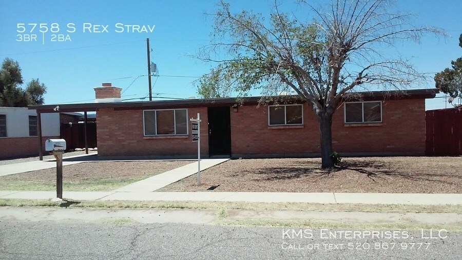 5758 S Rex Strav, Tucson, AZ 85706 - House Rental in Tucson, AZ ...