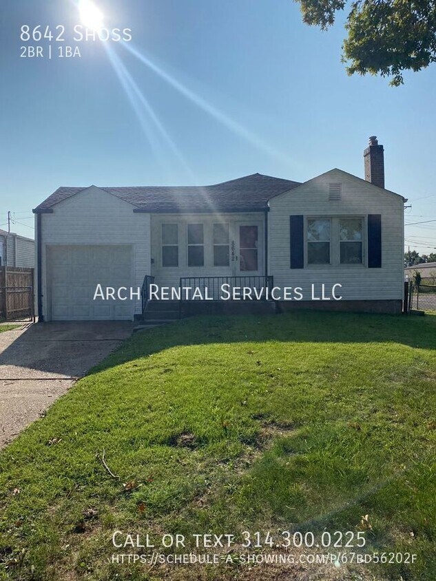 8642 Shoss Ave, St. Louis, MO 63125 - House Rental in St. Louis, MO ...