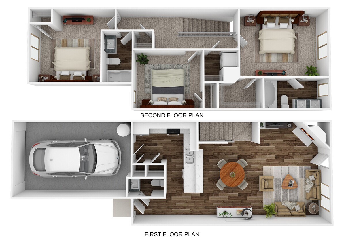 Wolf Village Apartments Floor Plan