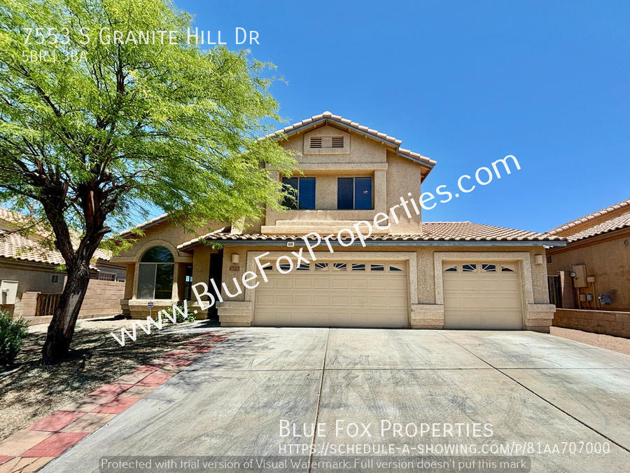 7553 S Granite Hill Dr, Tucson, AZ 85757 - House Rental in Tucson, AZ ...