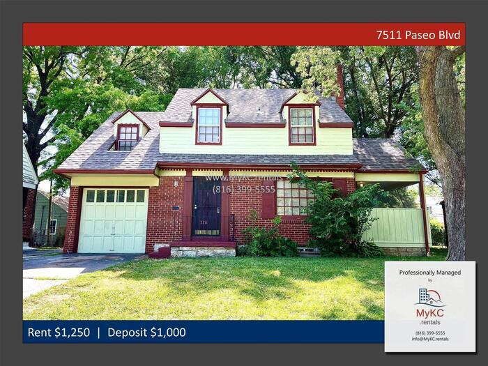 7511 The Paseo, Kansas City, MO 64131 - House Rental in Kansas City, MO ...