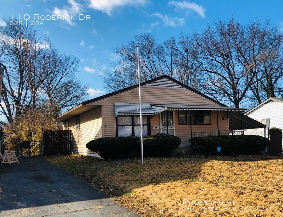 110 Roderick Dr, St. Louis, MO 63137 - House Rental in St. Louis, MO ...