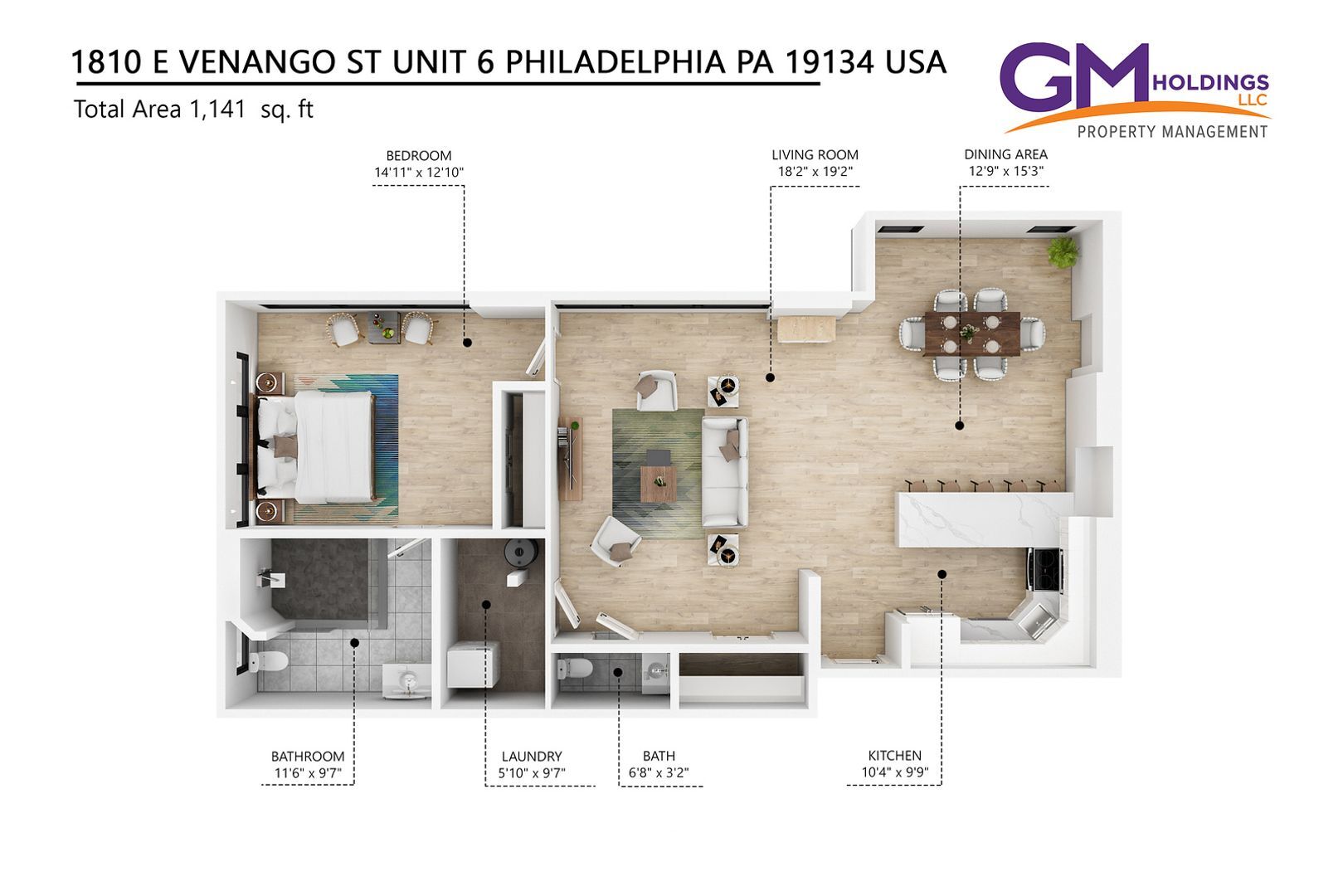 1810 E Venango St Unit 506, Philadelphia, PA 19134 - Room for Rent in ...