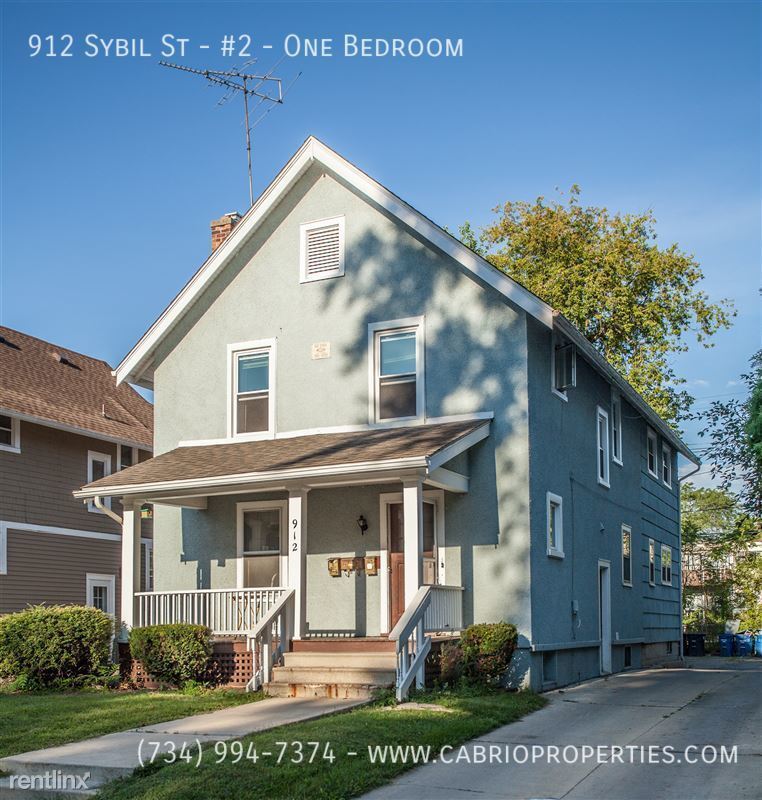 912 Sybil St Unit #2 - One Bedroom, Ann Arbor, MI 48104 - Room for Rent ...