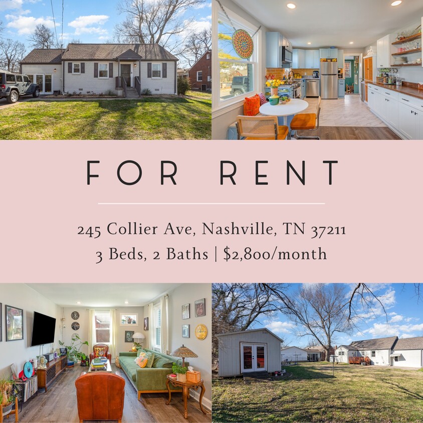 245 Collier Ave, Nashville, TN 37211 - House Rental in Nashville, TN ...