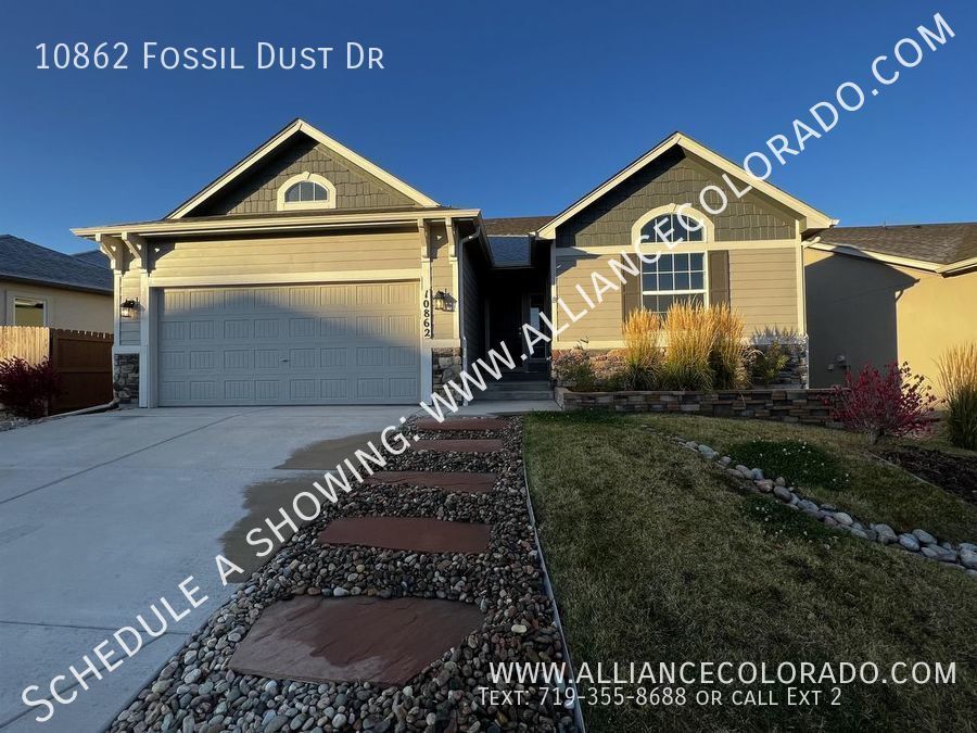 10862 Fossil Dust Dr, Colorado Springs, CO 80908 - House Rental in Colorado Springs, CO ...