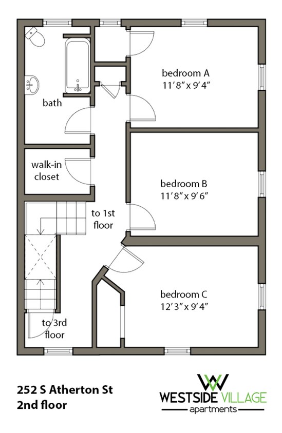 252 S Atherton St Unit Duplex, State College, PA 16801 - Room for Rent ...