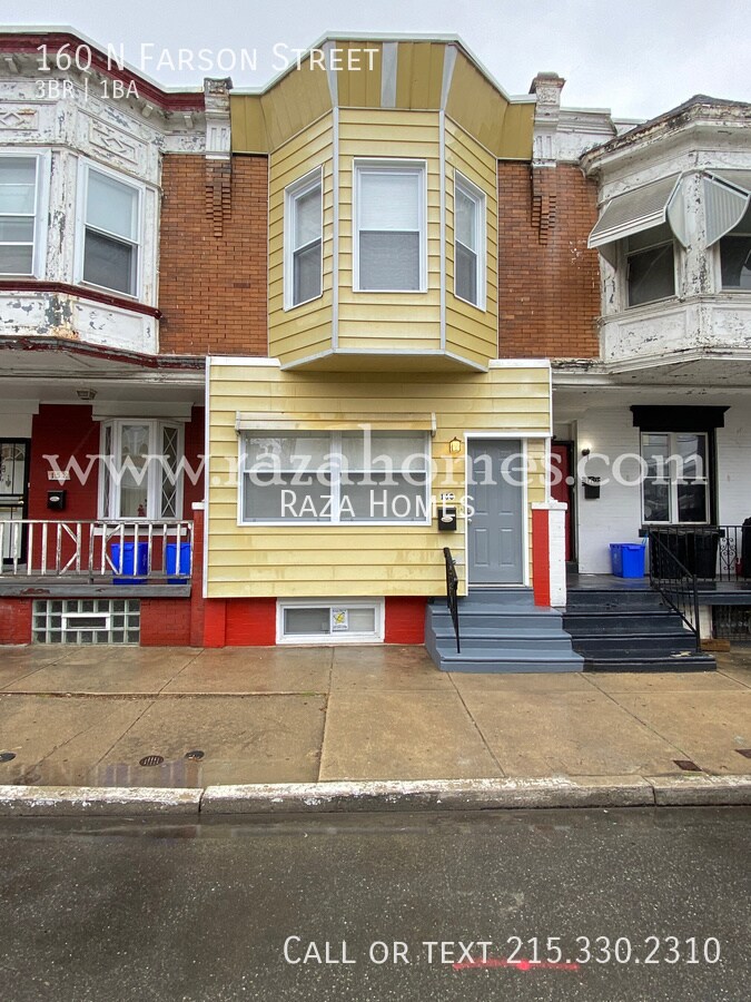 160 Farson St, Philadelphia, PA 19139 - Townhome Rentals in ...