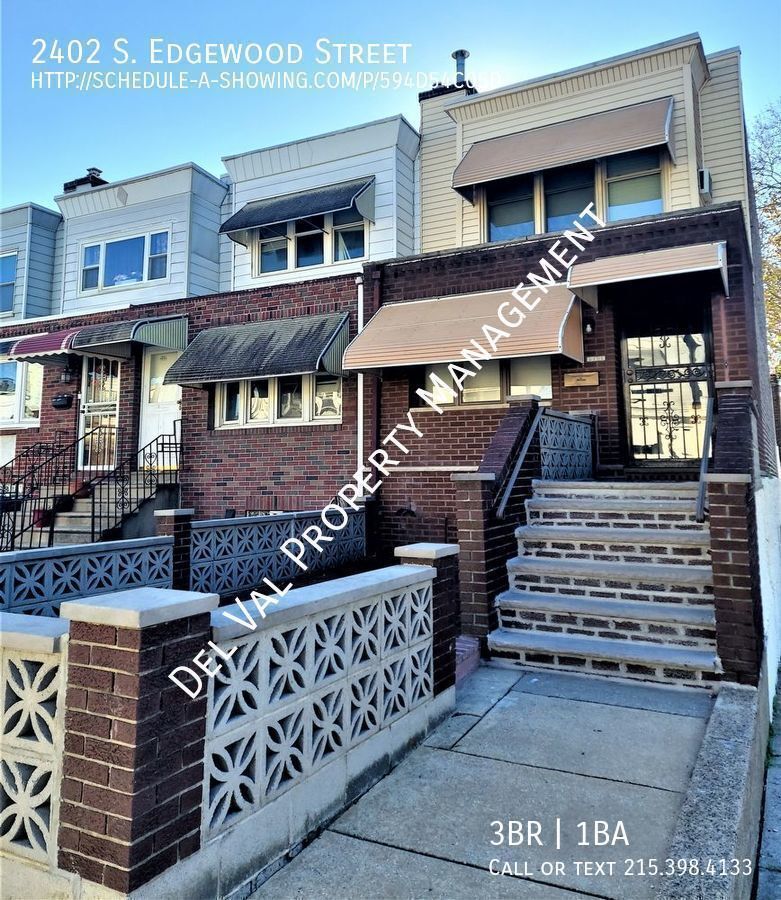 2402 S Edgewood St, Philadelphia, PA 19142 - House Rental in ...