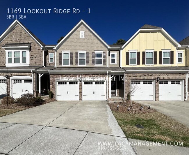 1169 Lookout Ridge Rd, Apex, NC 27502 - Townhome Rentals in Apex NC ...