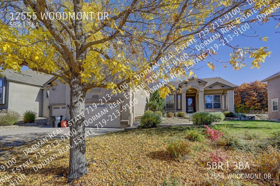 12555 Woodmont Dr, Colorado Springs, CO 80921 - House Rental in ...