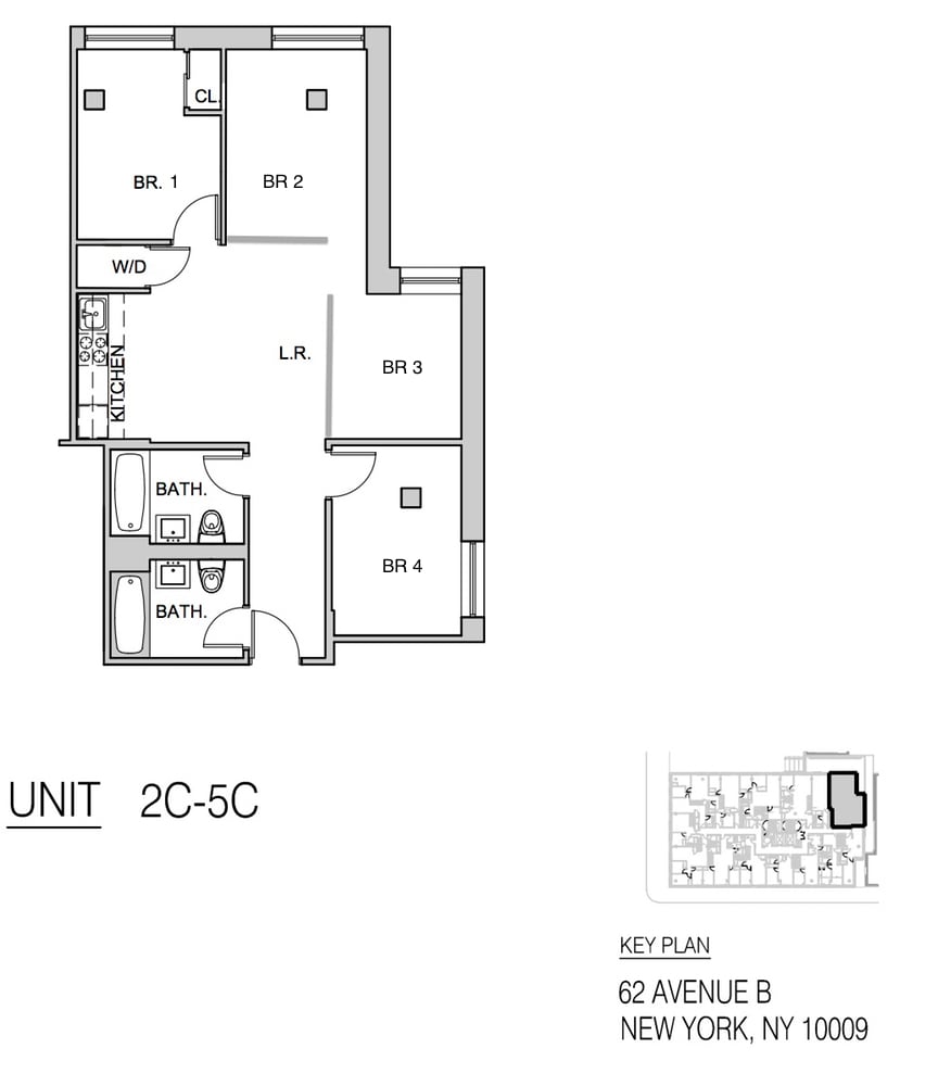 62 Avenue B, New York, NY 10009 - Condo for Rent in New York, NY ...