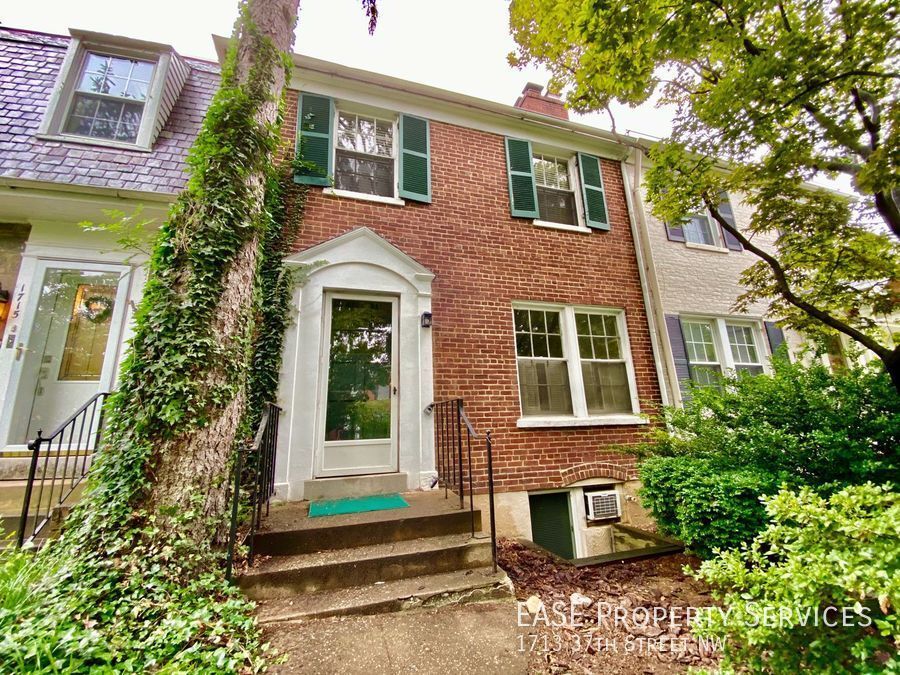 1713 37th St Nw, Washington, DC 20007 - House Rental in Washington, DC ...