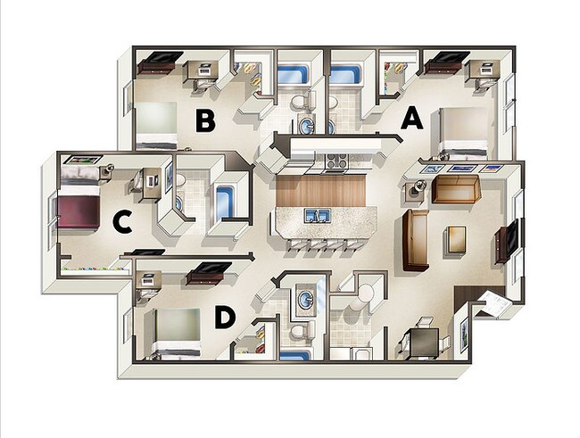 The Quarters Rentals - Lafayette, LA | Apartments.com