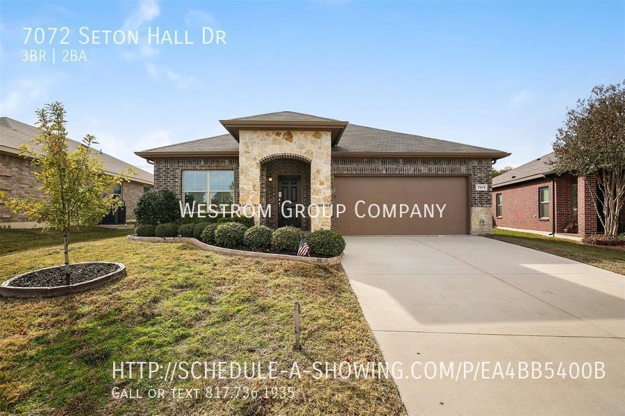 7072 Seton Hall Dr, Fort Worth, TX 76120 - House Rental in Fort Worth ...